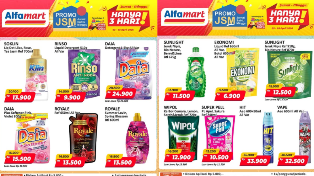 Promo Alfamart Terbaru Minggu Ini 13-19 April 2026, Molto Mulai Rp9 Ribuan